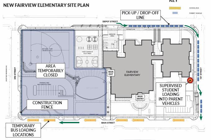 Construction Update - NEW Dropoff/Pickup Areas | Reynolds School ...