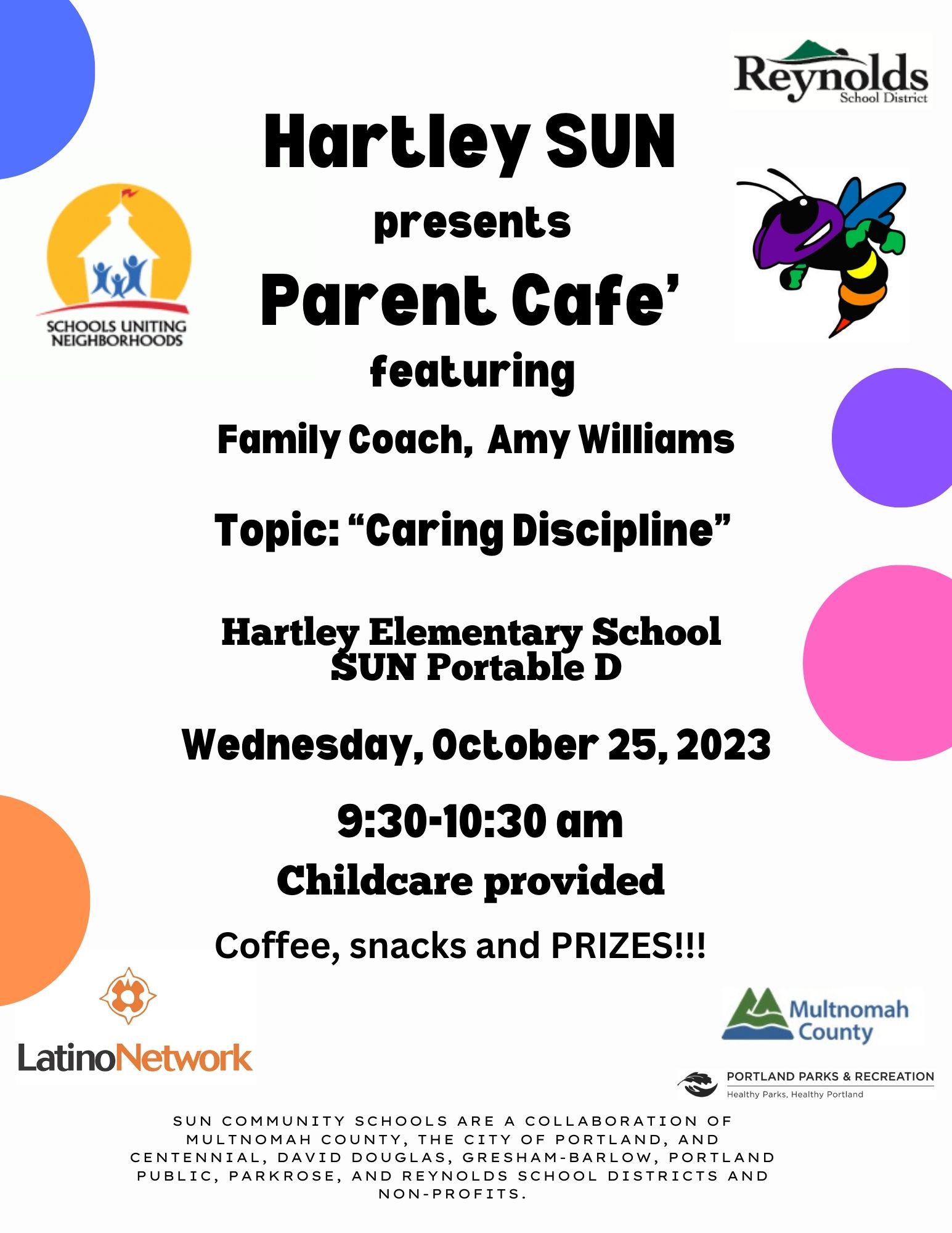 Hartley Parent Cafe' | Reynolds School District - Oregon