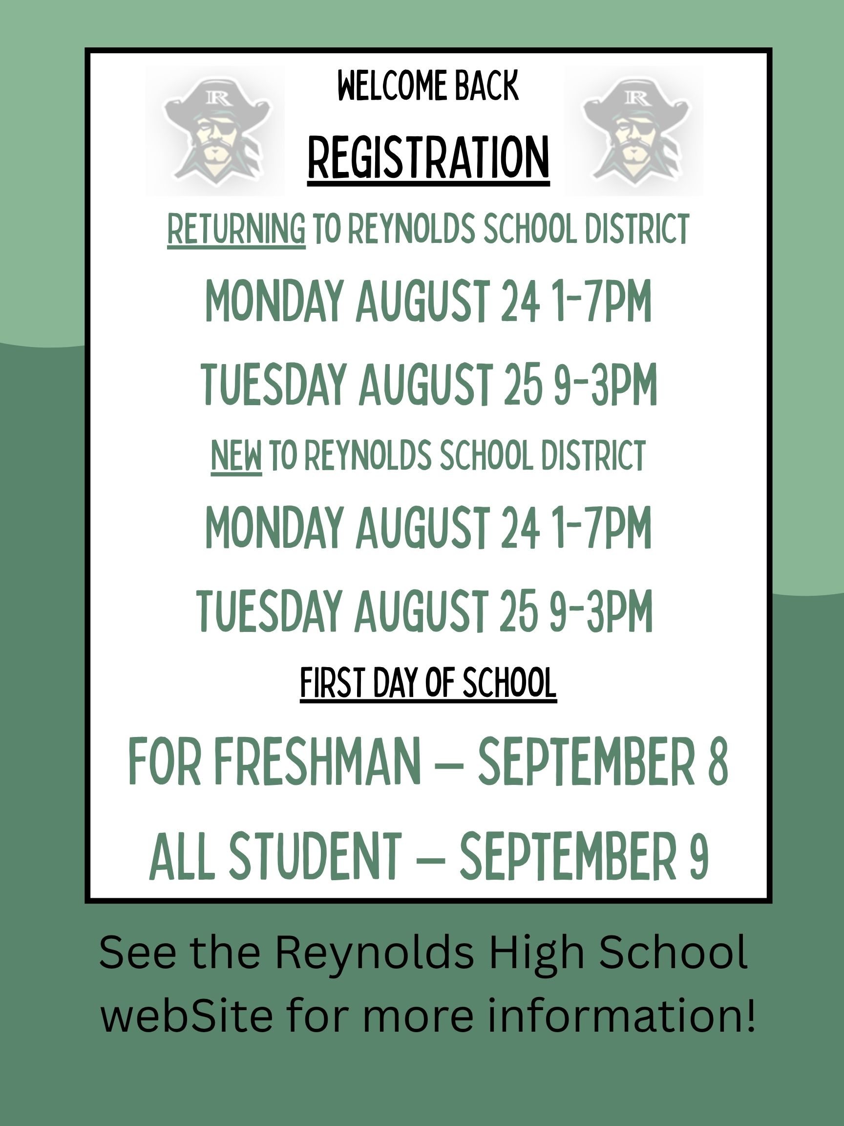 2026-2027 Welcome Back | Reynolds School District - Oregon