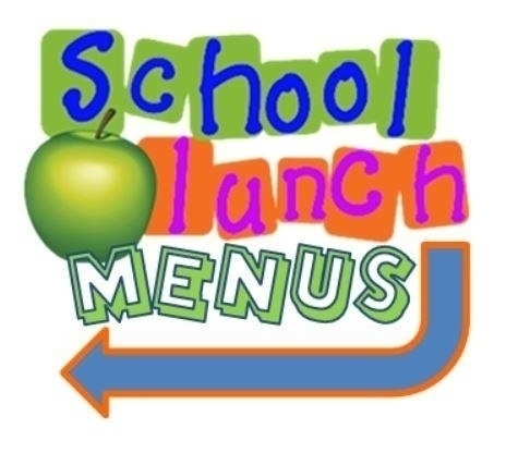 School Lunch Menu Clipart