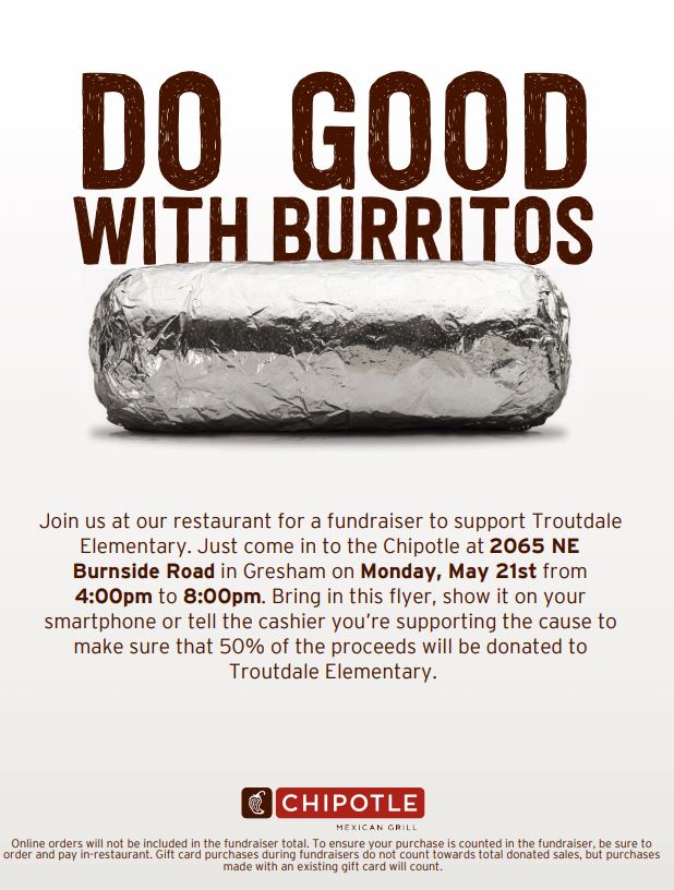 Chipotle Fundraiser | Reynolds School District - Oregon